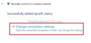 How to set up or change the EAP method for WiFi in Windows 11?