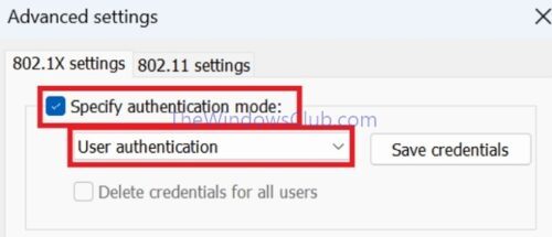 How to set up or change the EAP method for WiFi in Windows 11?
