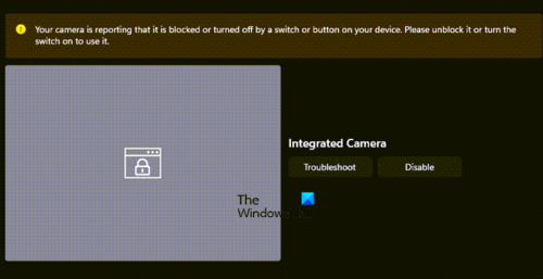 Enable or disable Camera On/Off On-screen Display notifications