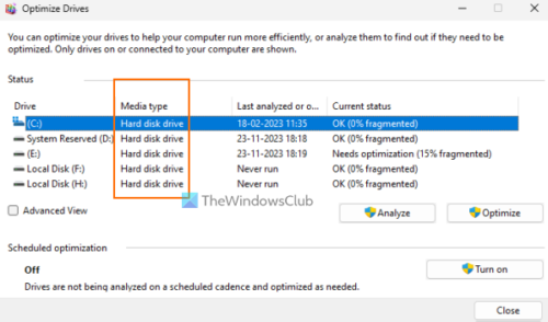 How to check what Hard Drive you have on Windows 11/10