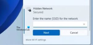 How to hide Hotspot SSID and make it Private on Windows 11