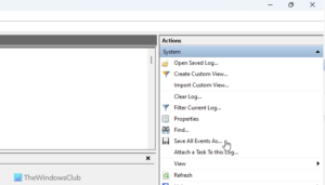 How to use Event Viewer in Windows 11