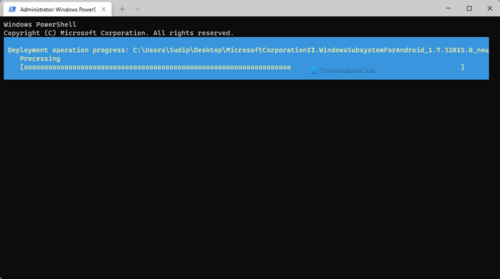 Install Windows Subsystem for Android (WSA) on Windows 11
