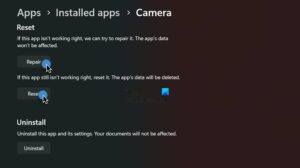 Camera is reporting that it is blocked or turned off in Windows 11