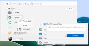 How to Uninstall or Disable Copilot in Windows 11?
