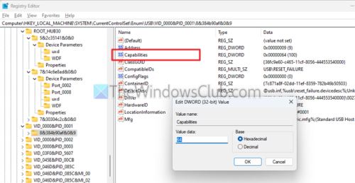 Remove specific device from Safely Remove Hardware list in Windows