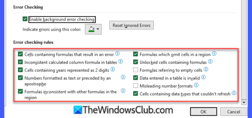 How to remove Green Triangle in Excel