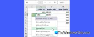 How to remove Green Triangle in Excel