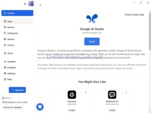 How to install Google AI Studio App on Windows 11?