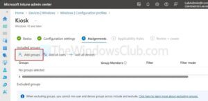 How to set up Kiosk Mode in Windows 11 using Assigned Access