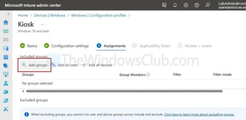 How to set up Kiosk Mode in Windows 11 using Assigned Access