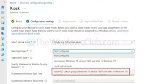 How to set up Kiosk Mode in Windows 11 using Assigned Access