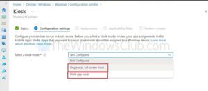 How to set up Kiosk Mode in Windows 11 using Assigned Access