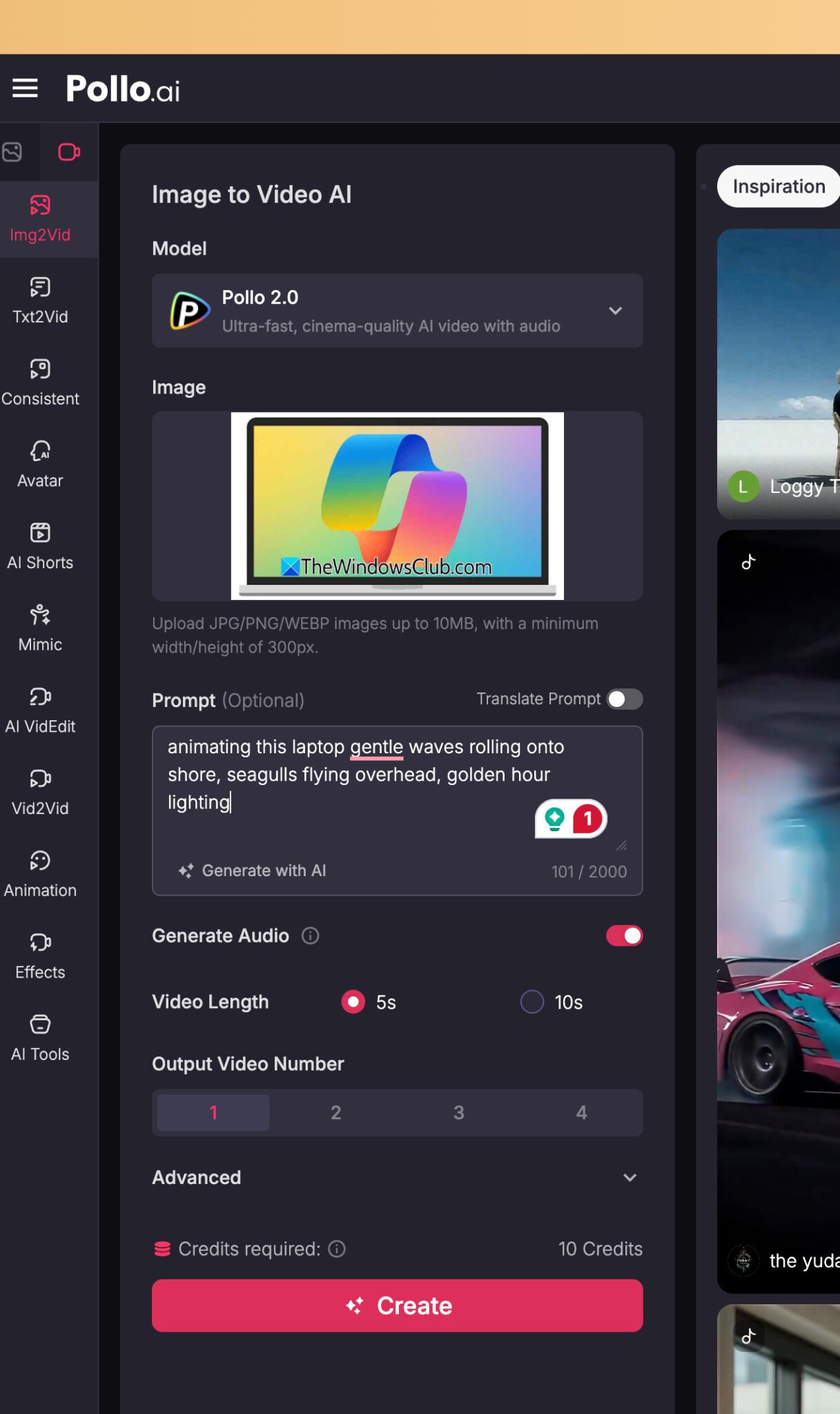 How to use Pollo AI Image to Video Generation Platform?