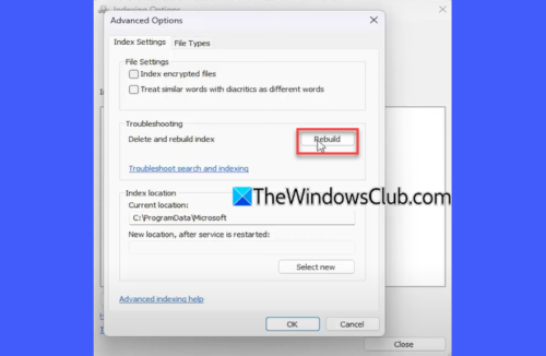Outlook freezing when searching emails or contacts