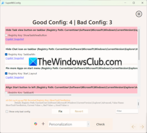 Use SuperMSConfig to customize Windows 11 experience