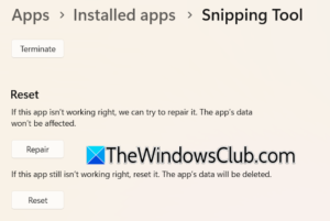 Snipping Tool keeps taking screenshots on Windows 11