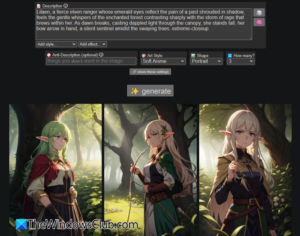 How to use Perchance AI image, video and story generator