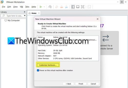 How to install Debian on VMware Workstation