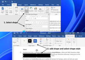 How to redact in Word document