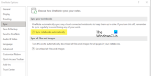 Error 0x0803D0010, OneNote Notebook not syncing