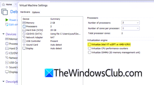 Module VPMC Power on failed on VMware Workstation [Fix]