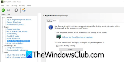 Screen shifted to the right or left in Windows 11