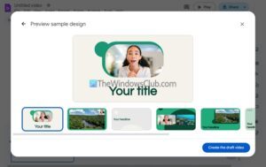 How to create video using Google AI Vids.new site?