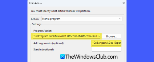 Task Scheduler is not opening Excel file [Fix]