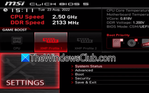 Enable, Disable XMP profile on MSI, Gigabyte, ASUS motherboards