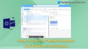 How to turn off Email deleted notifications in Outlook