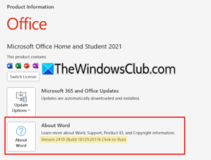 How to roll back Microsoft Office to the previous version