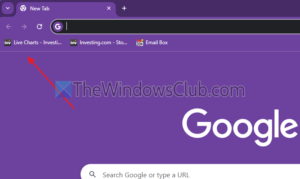 Show or hide Tab Groups Icon in Chrome bookmarks bar