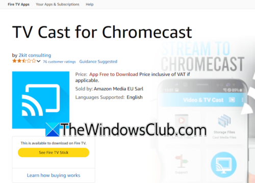 How to install Chromecast on Firestick?