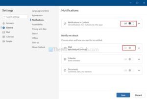 How to turn off Email deleted notifications in Outlook