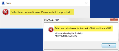 Failed to acquire a license Autodesk error [Fix]