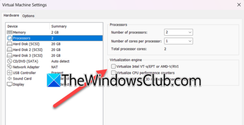 Module Monitor mode Power on failed in VMware