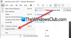 How to import, export, clone VM in VMware Workstation