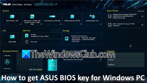 How to reset BIOS settings to default values on Windows computer