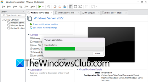 Module Monitor mode Power on failed in VMware