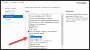 Install and configure MultiPoint Service on Windows Server