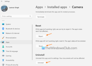 Can't start your camera, Error 0xA00F429E (0x80131505)