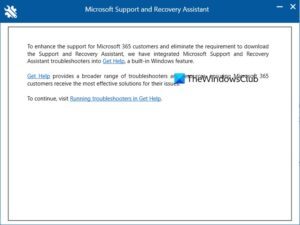 Microsoft Support and Recovery Assistant: Fix Office & other problems