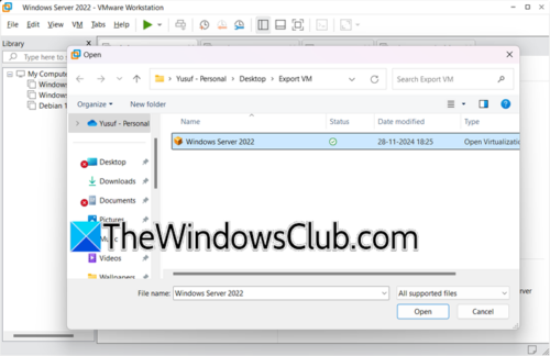 How to import, export, clone VM in VMware Workstation