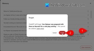 How to clear, delete, increase, disable ChatGPT Memory