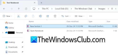 Cannot delete a section in OneNote; Deleted sections reappear