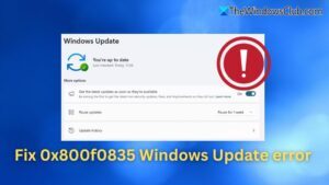 Fix 0xc1900201 Windows Update Error