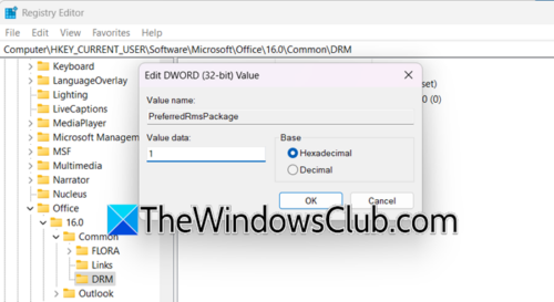 Outlook was not able to create message with restricted permission