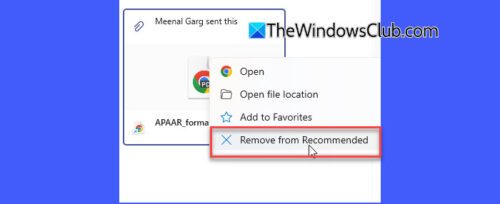 Disable Recommended section in Explorer Home in Windows 11