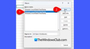 How to insert Timestamp in Excel and Google Sheets